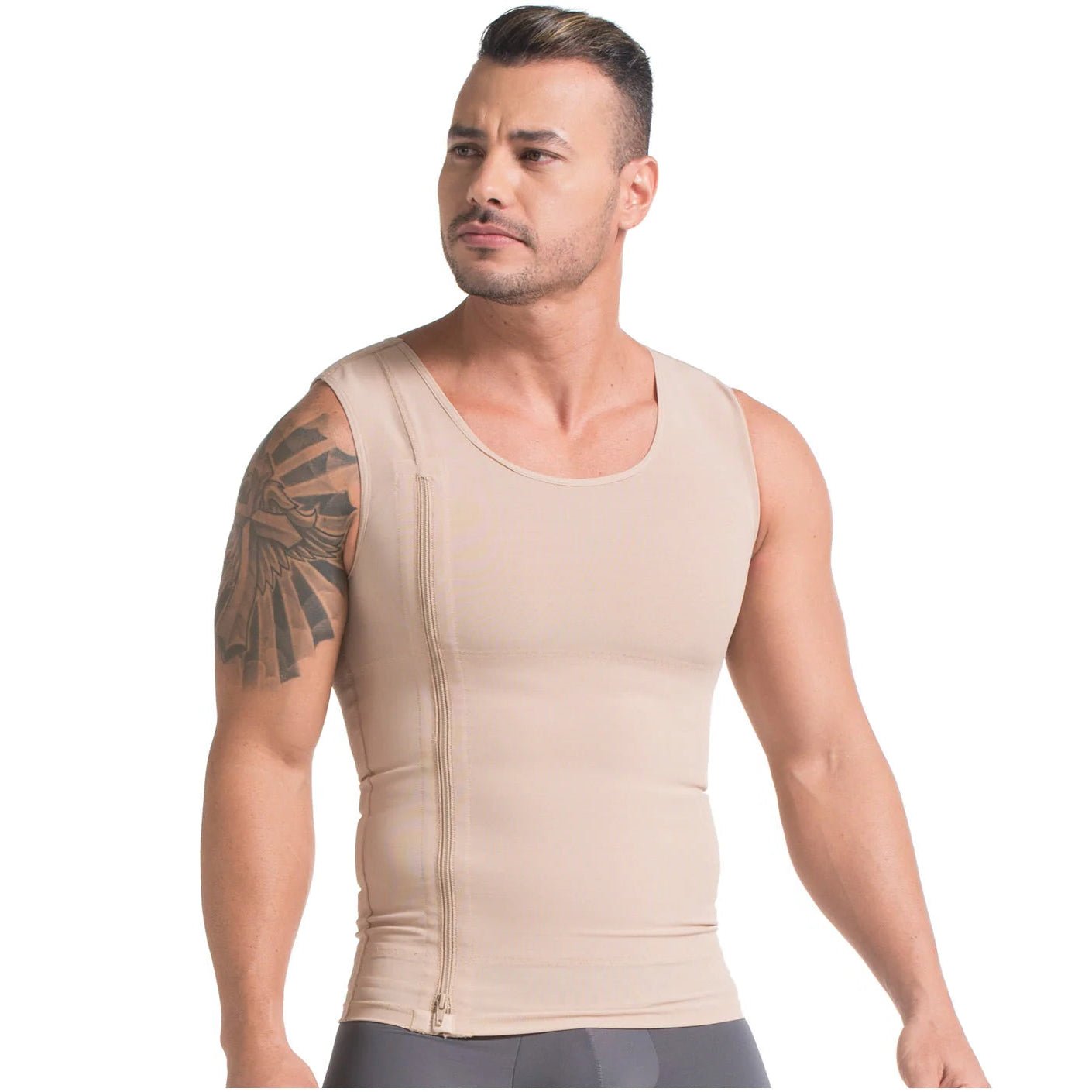 Diane & Geordi 2415 Men’s Slimming Vest | Powernet Compression Shirt ...